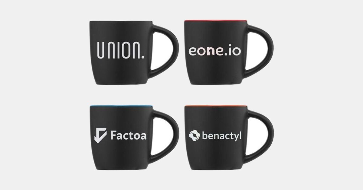 Custom Printed Zanzibar Matte Black Ceramic Mug 12 oz with your logo ...